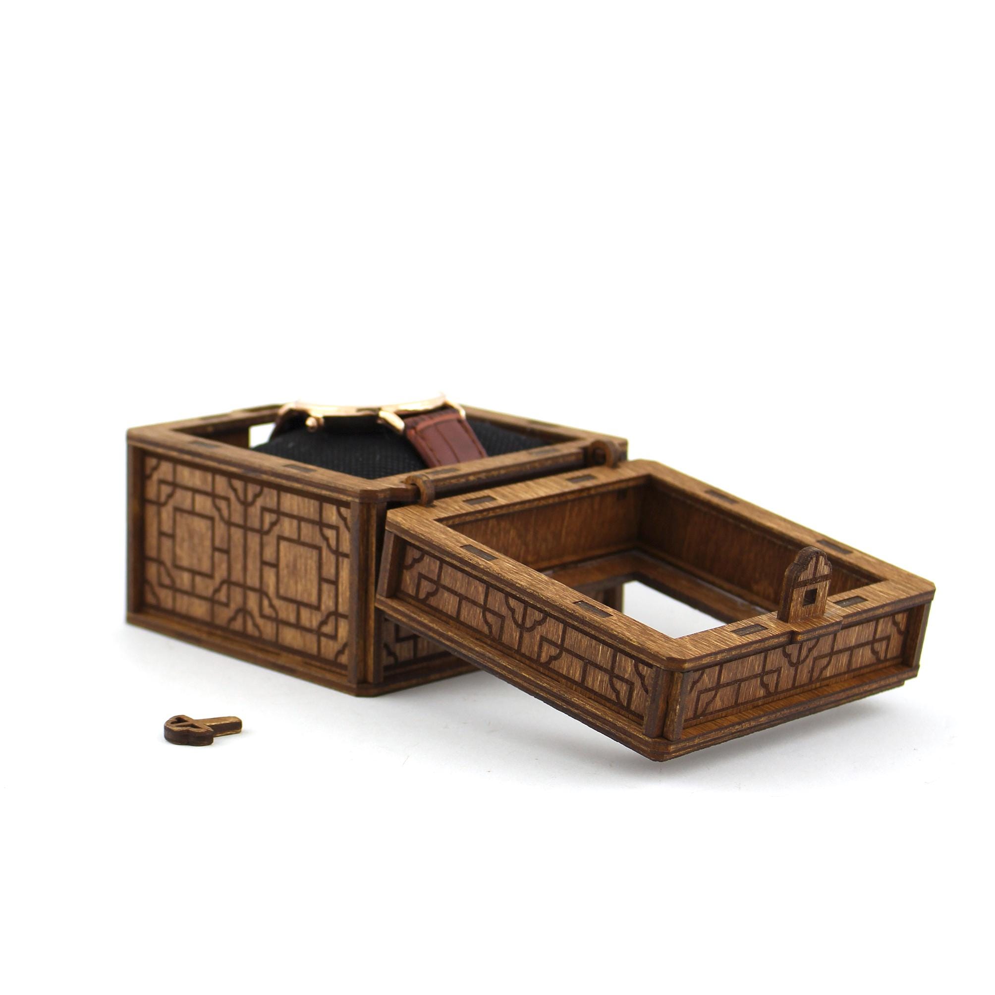 Laser Cut Watch Box File: Cnc Ready, SVG, DXF, Ai, CDR (digital ...