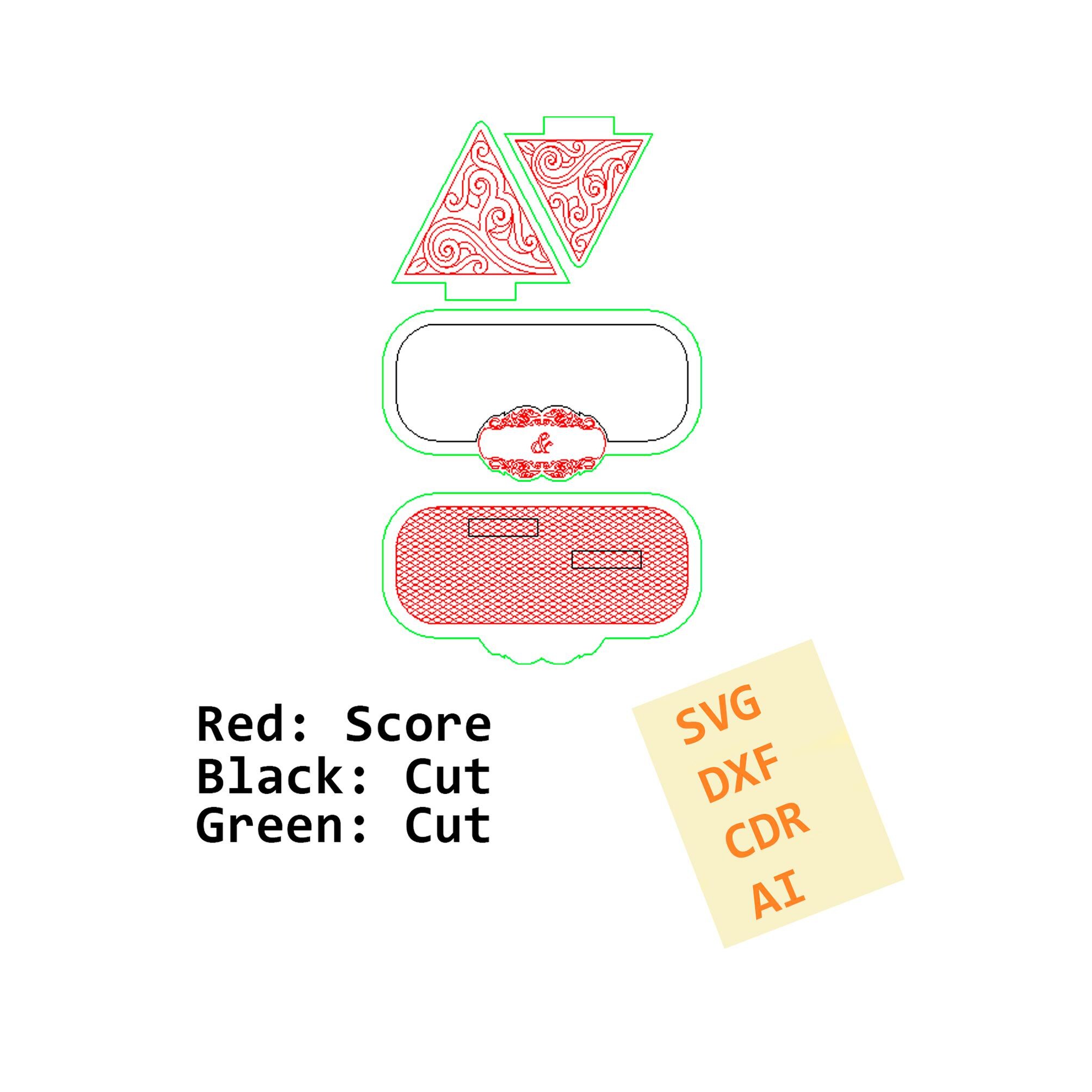 Laser Cut Ring Holder File, SVG DXF Ai CDR (digital Download) RH1 - Etsy