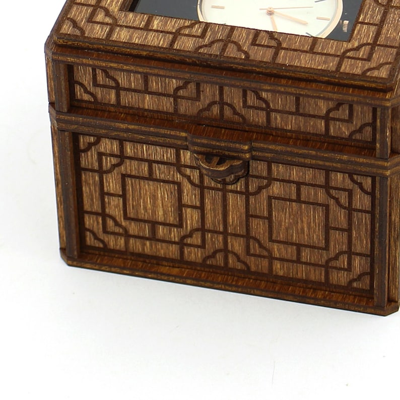 Laser Cut Watch Box File: Cnc Ready, SVG, DXF, Ai, CDR (digital ...