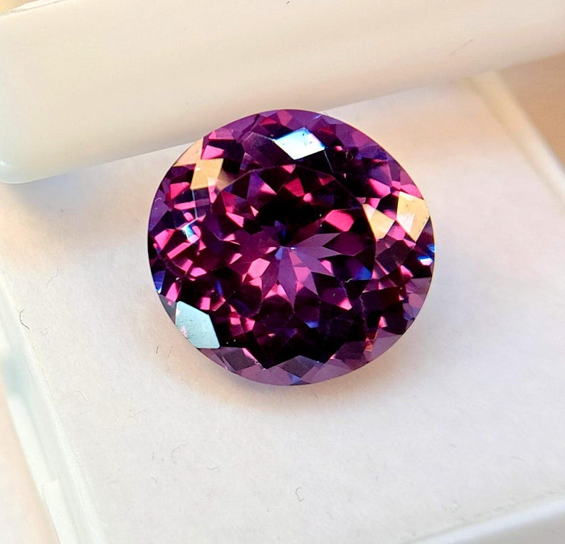 Alexandrite Color Changing Round Cut 10+ Ct Natural Loose for Ring ...