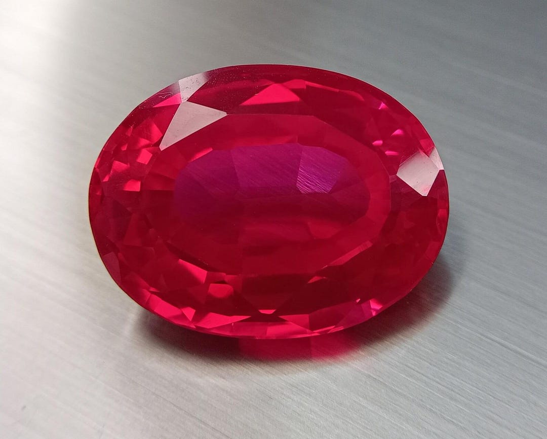 Burma Pigeon Blood Red 45+ Ct Natural Ruby Gemstone Extremely Rare and ...
