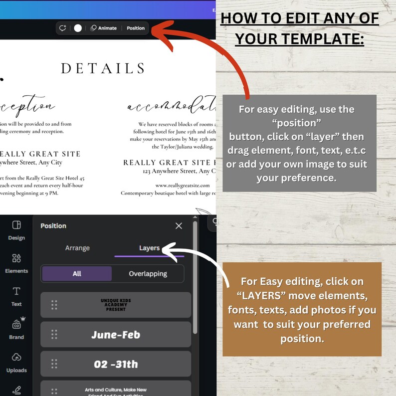 Editable Bookmark Template for Authors, Custom Promotional Bookmarks ...