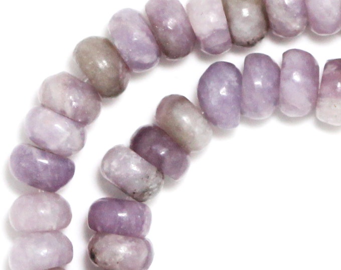 Lilac Stone Beads 6mm Rondelle - Etsy