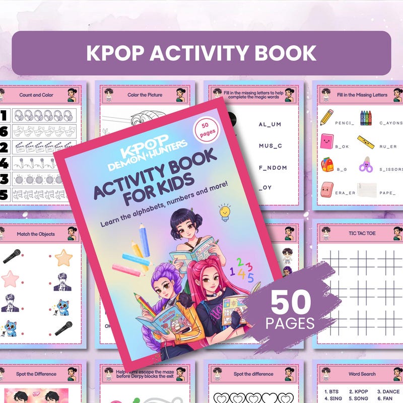 Kpop Demon Hunters Puzzle - Etsy