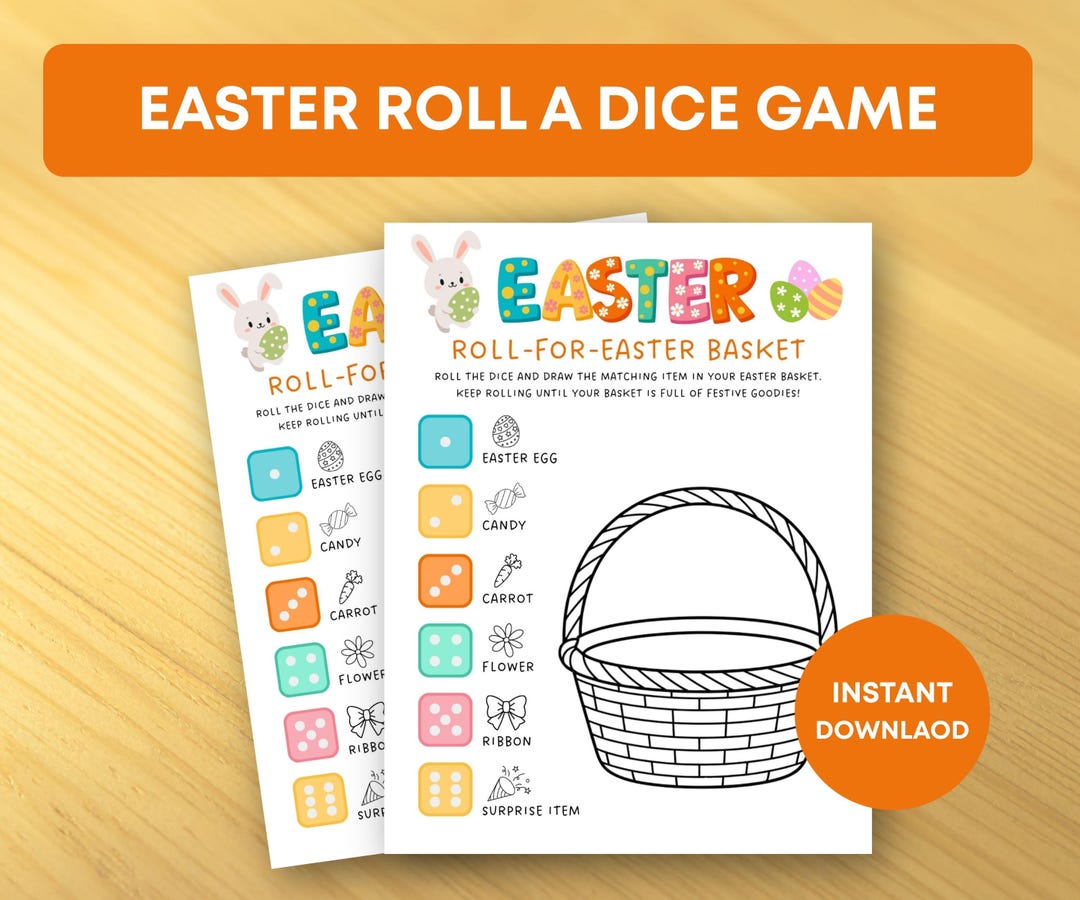 Easter Dice Game Pass the Present | Fun Easter Game for Teens & Kids ...