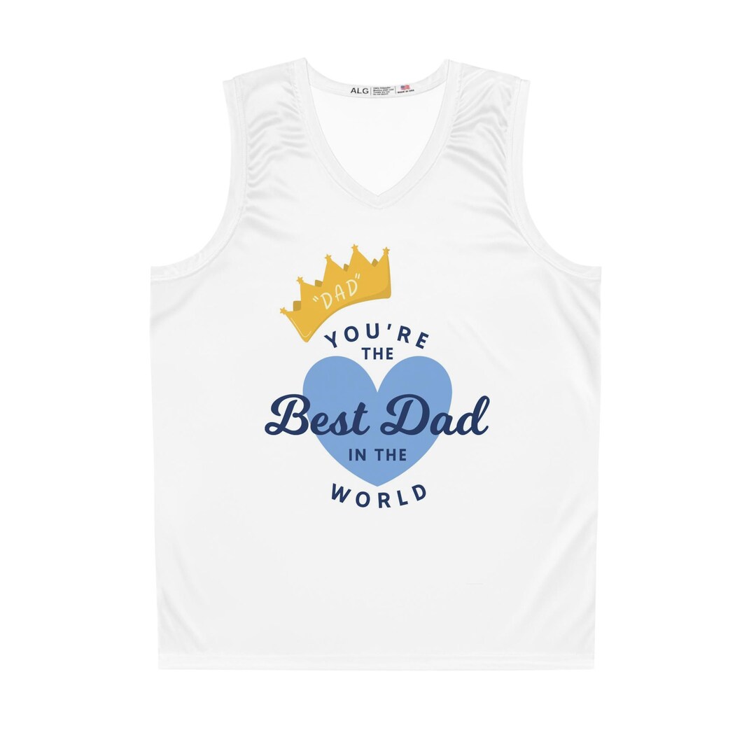Best Dad Basketball Jersey, Father's Day Gift, Sports Apparel for Dads ...