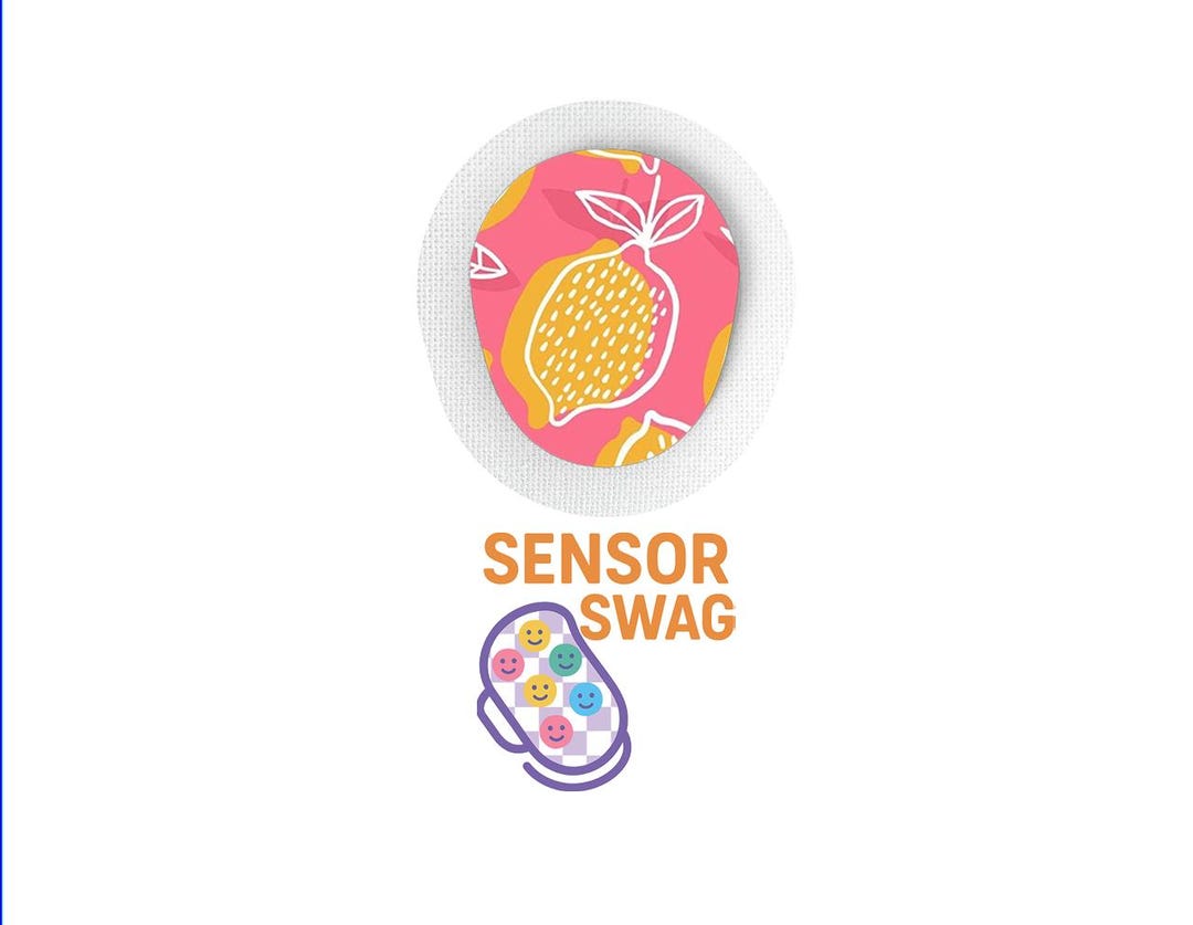 Dexcom G7/ Lemons Pink / Dexcom Sticker, Diabetes Stickers, CGM ...