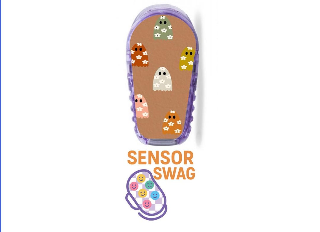 Dexcom G6/ Polka Dot Ghost / Sensor Sticker, Diabetes Stickers, CGM ...