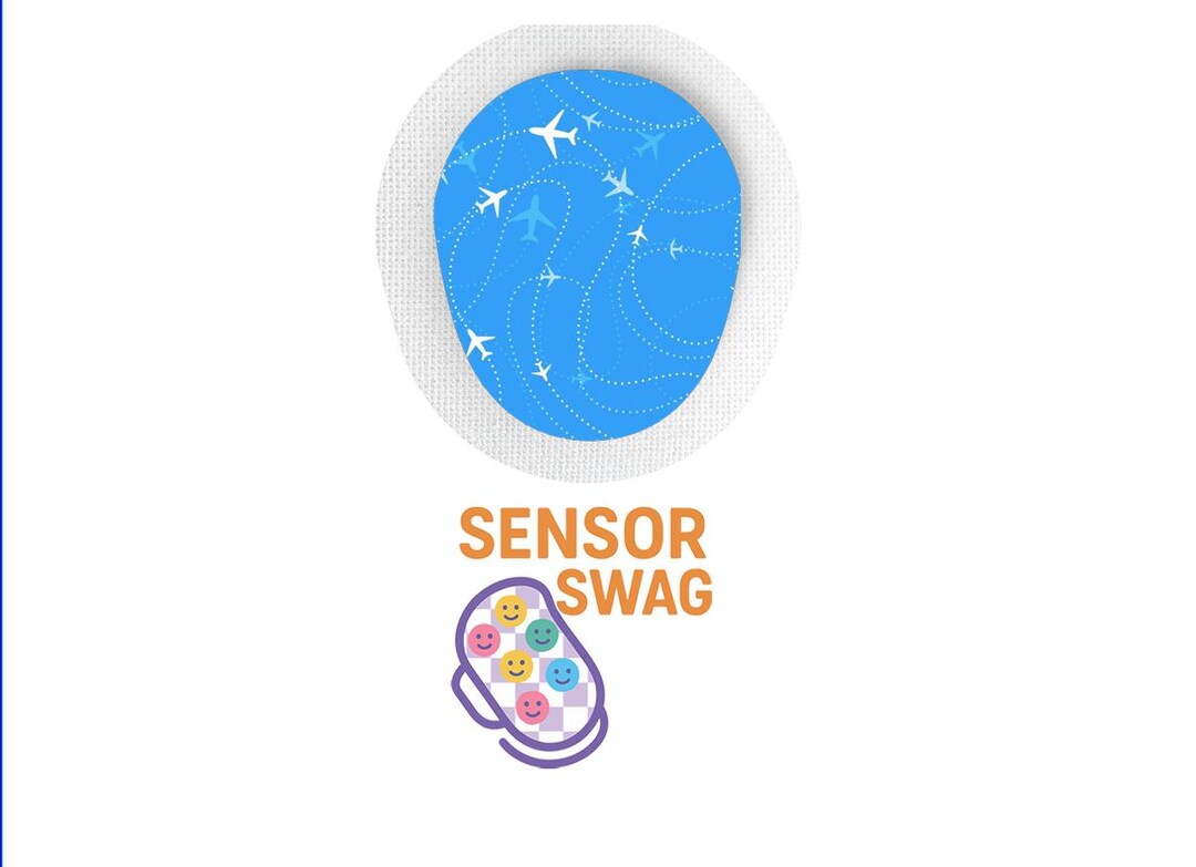 Dexcom G7/ Airplane Print / Dexcom Sticker, Diabetes Stickers, CGM ...