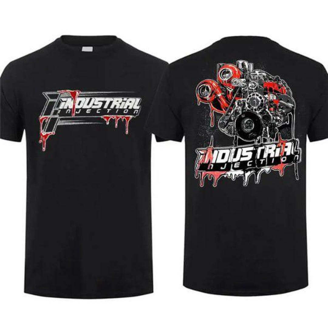 Industrial Injection Cummins Engine Drip T-shirt 2 Sided, Sweatshirt ...