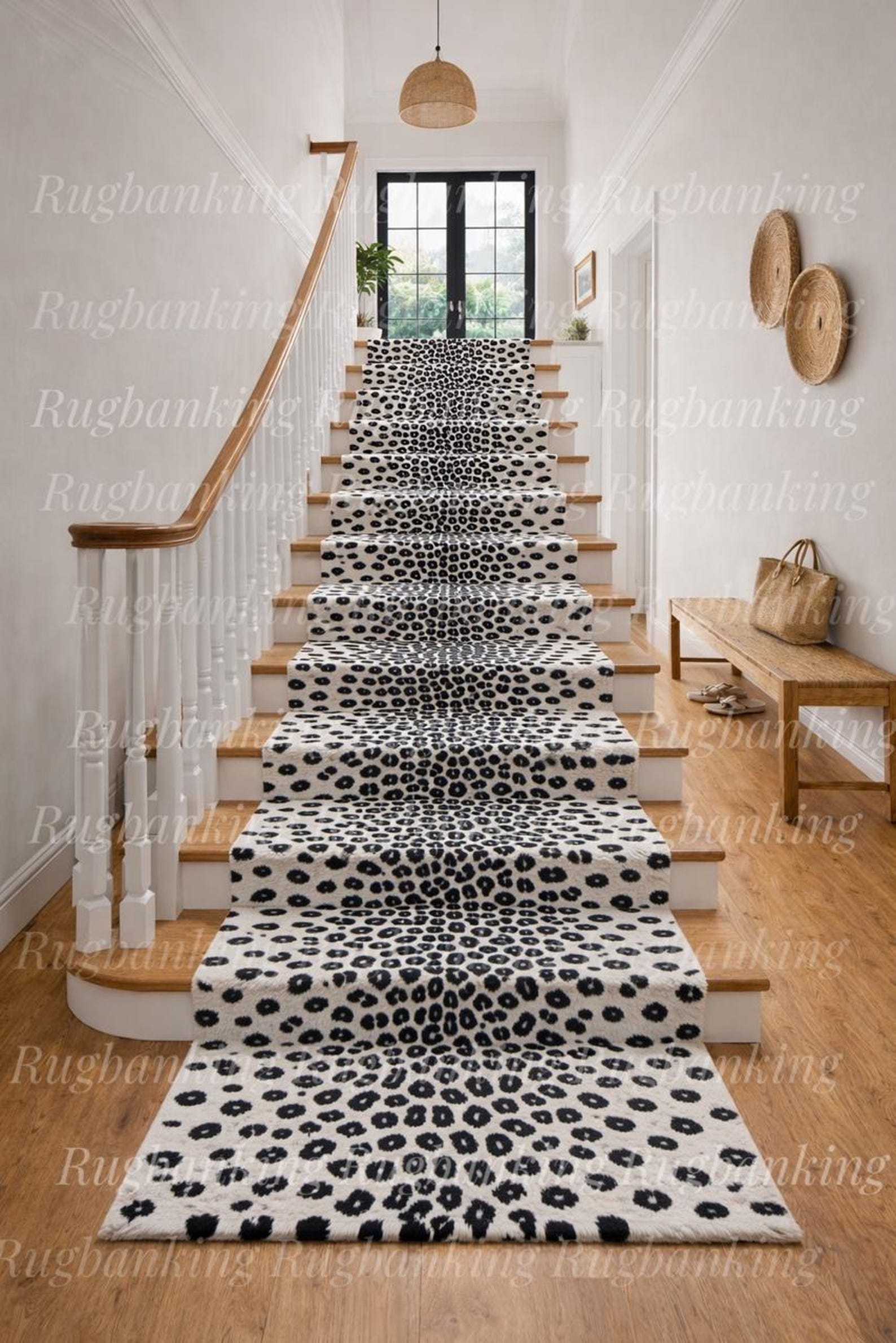 Leopard Stair Rug, Animal Print Carpet, Cheetah Runner, Modern Luxury ...