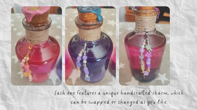 Color Changing Magic Potion Bottle – Handmade Fantasy Decor – Mystic ...