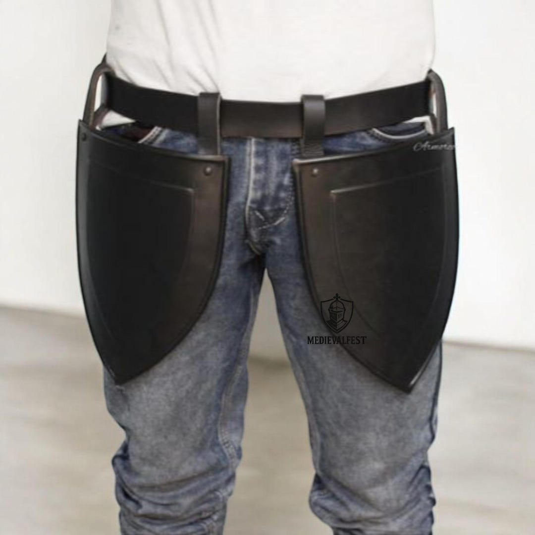 Medieval Leather Tassets Armor – LARP, Cosplay & Renaissance Fair Leg ...