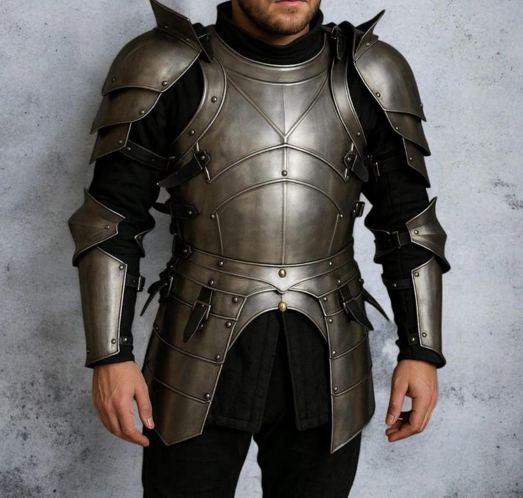 Medieval Knight Steel Half Body Armor Suit | Custom LARP & Cosplay ...