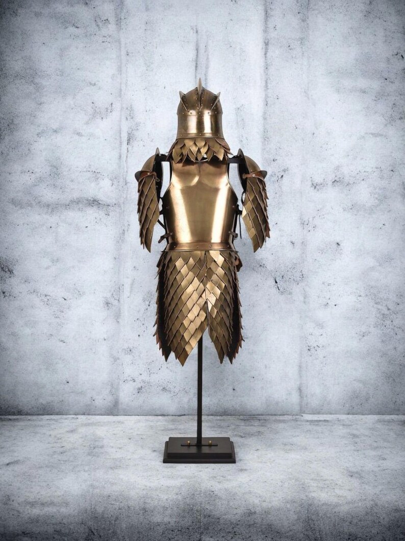 Kings Guard Full Body Armor Suit Medieval Fantasy Knight Costume LARP ...