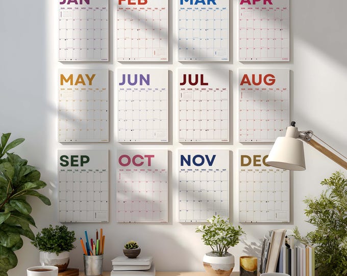 2026 Monthly Wall Calendar, Monthly Wall Planner, Previous Next Month ...