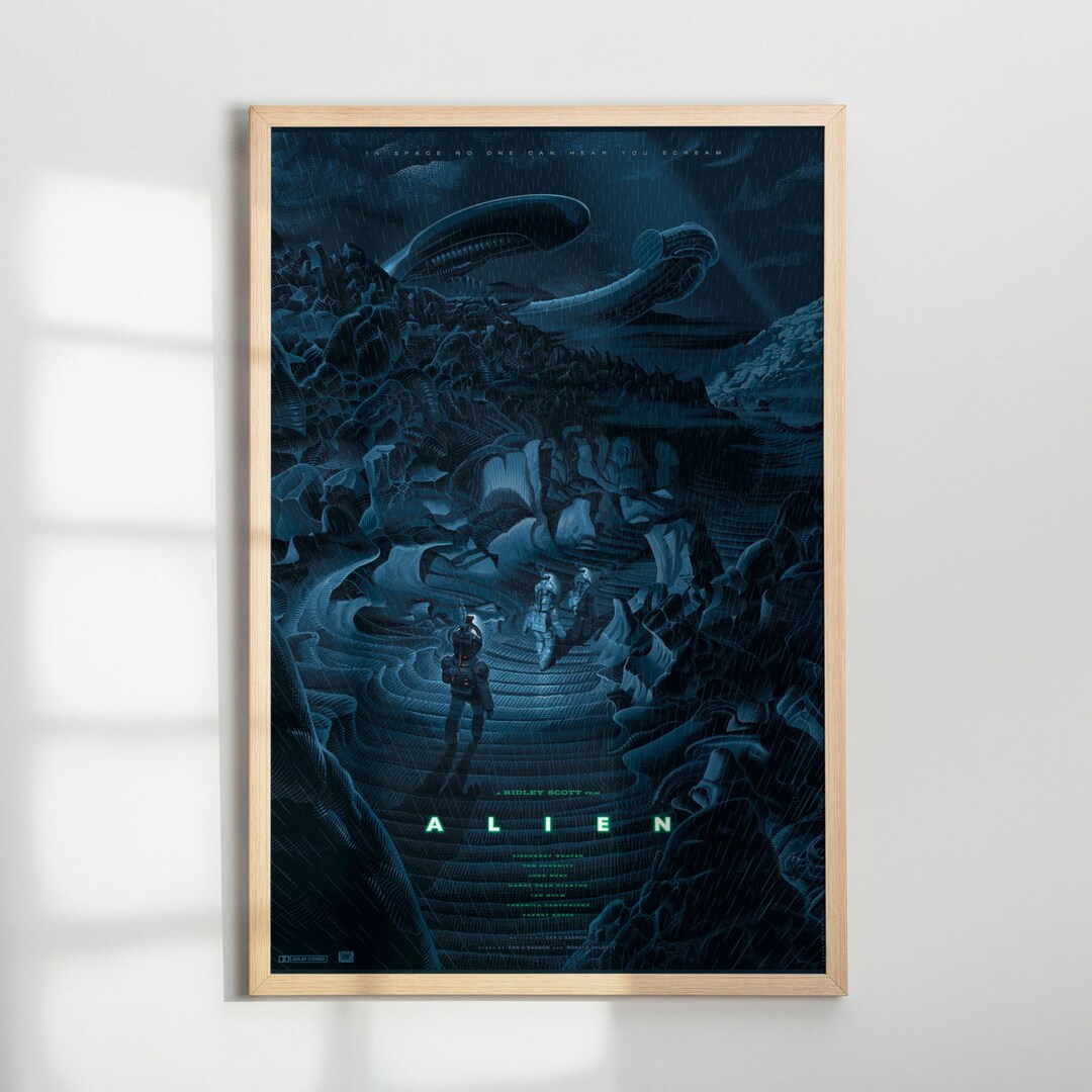 Alien (2024) Classic Movie Poster, Film Fan Collectibles, Vintage Movie ...