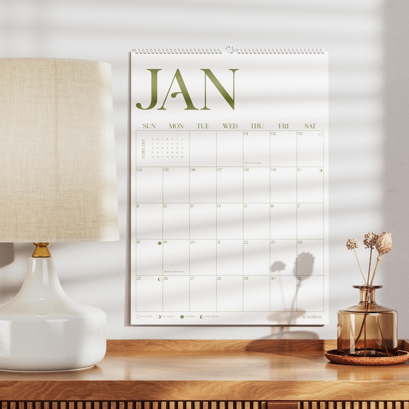 Extra Large Wall Calendar - Etsy