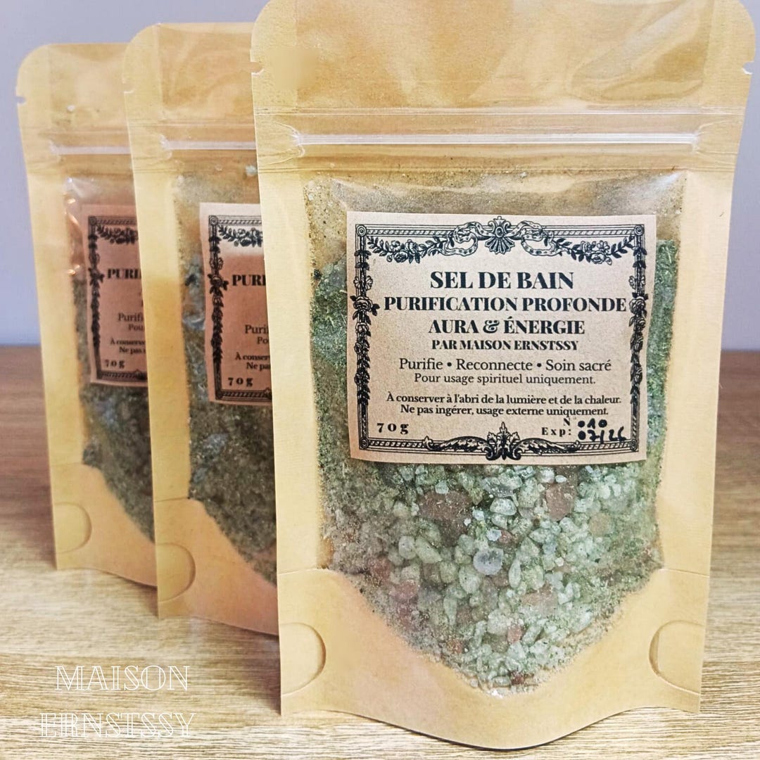 Deep Purification Bath Salt - Aura & Energy - Limited Edition - Etsy