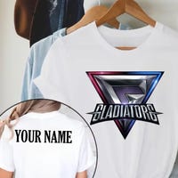 Vintage Gladiator Movie Distressed All Over Print T-shirt - Russell ...