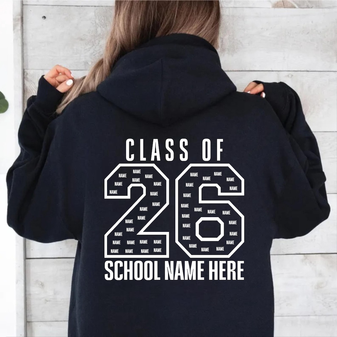 Personalised Class Leavers 2026 Graduation Shirt – Custom School ...