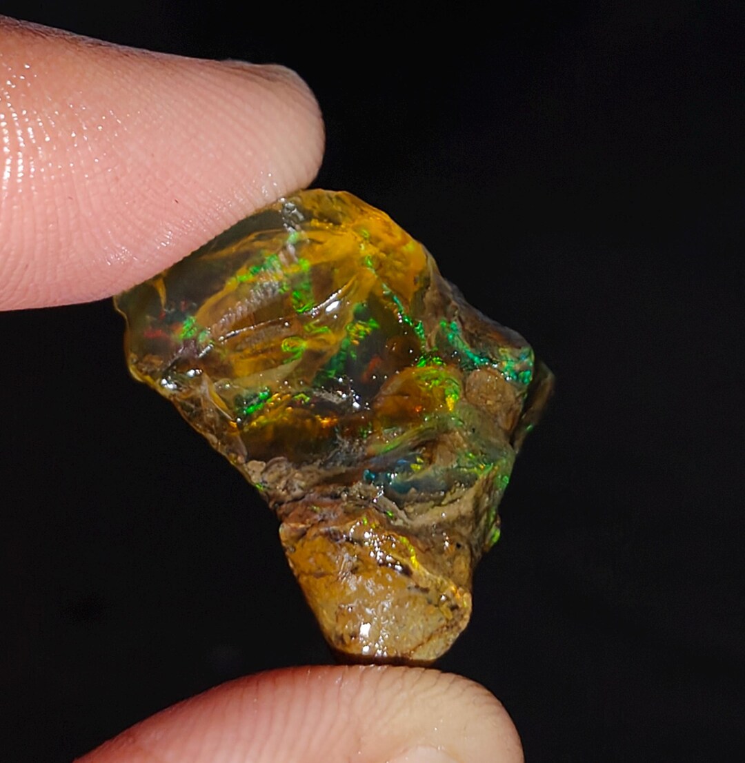 High Quality Multi Ethiopian Opal Oil Rough, Fire Opal Stone, Loose ...