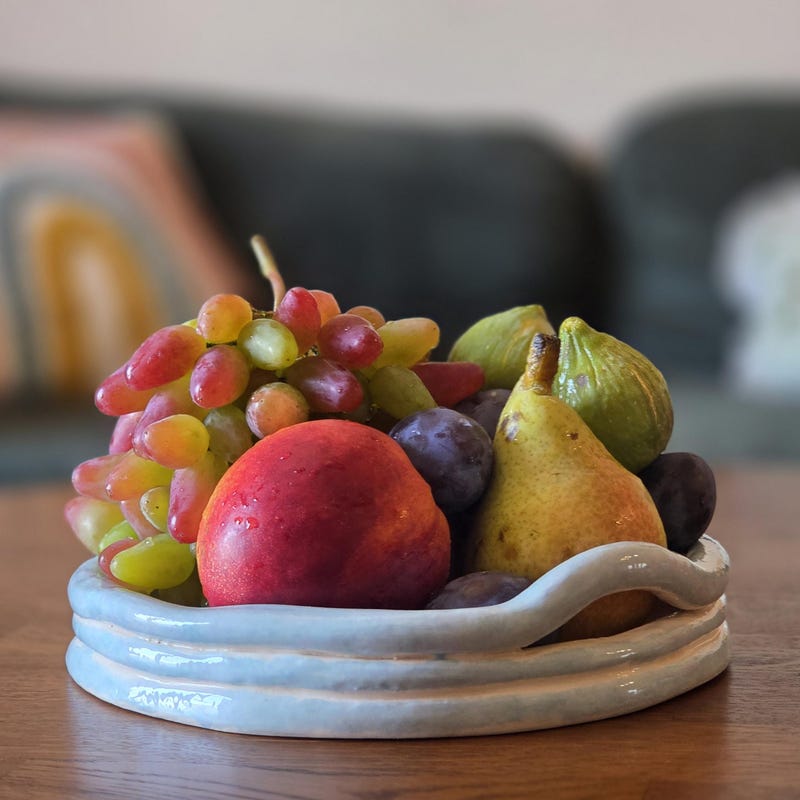 Fruit Shape Ceramic Plate - Etsy