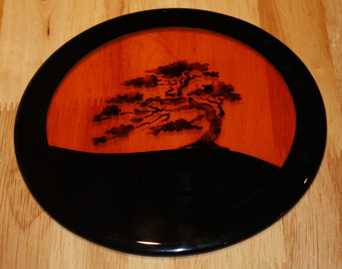 Sunset Scene Plate - Etsy
