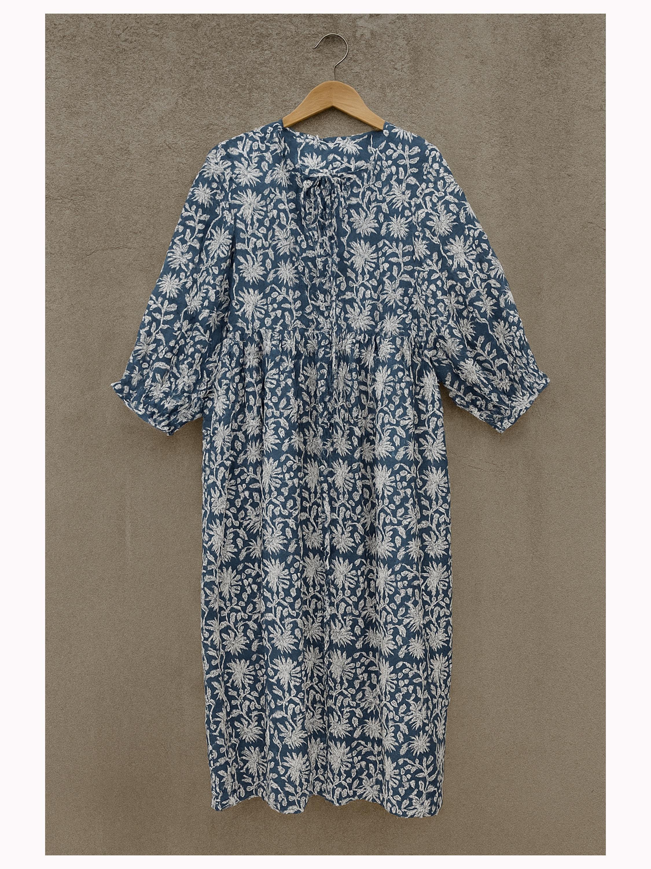 Cotton Dress, Indian Block Print Dress,block Print Mini Dress,block ...