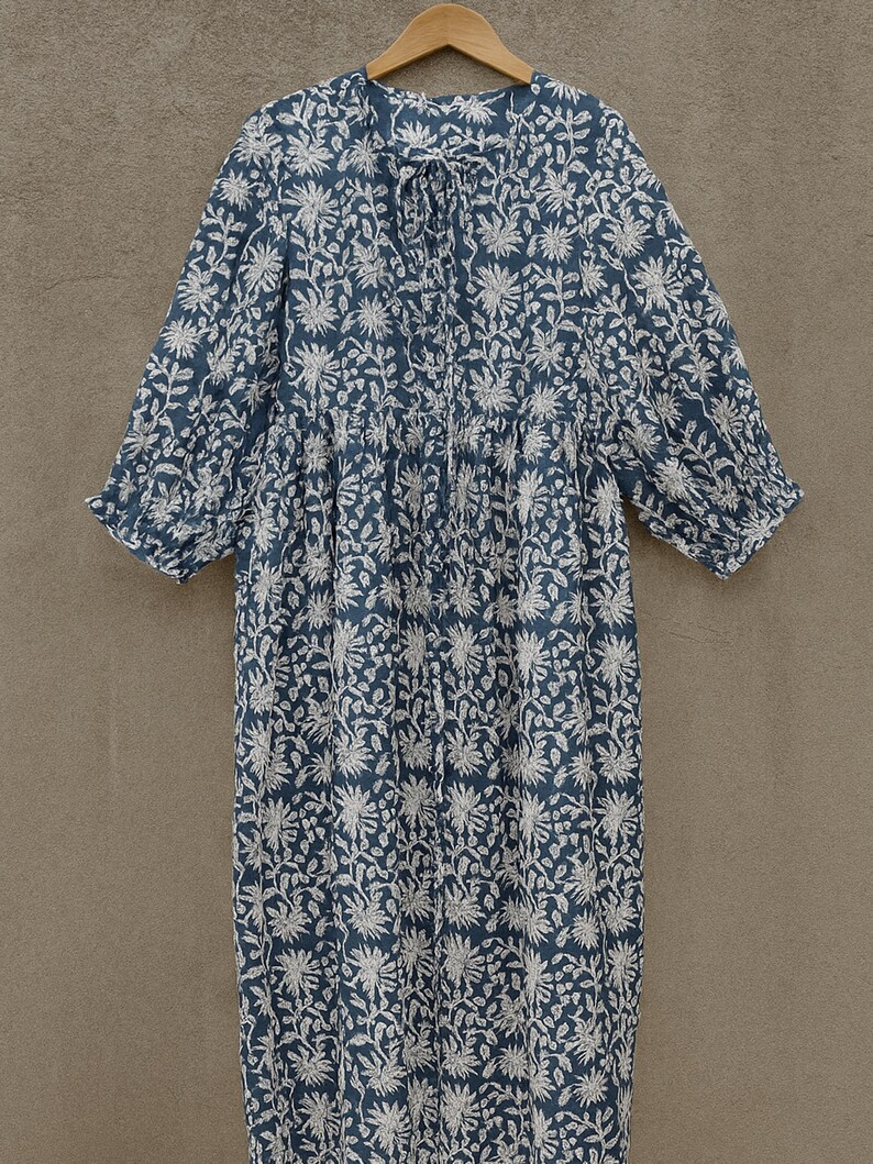 Cotton Dress, Indian Block Print Dress,block Print Mini Dress,block ...
