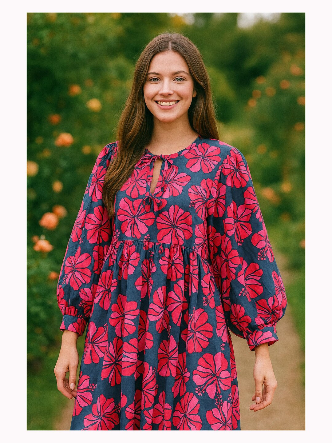 Cotton Dress, Indian Block Print Dress,block Print Mini Dress,block ...