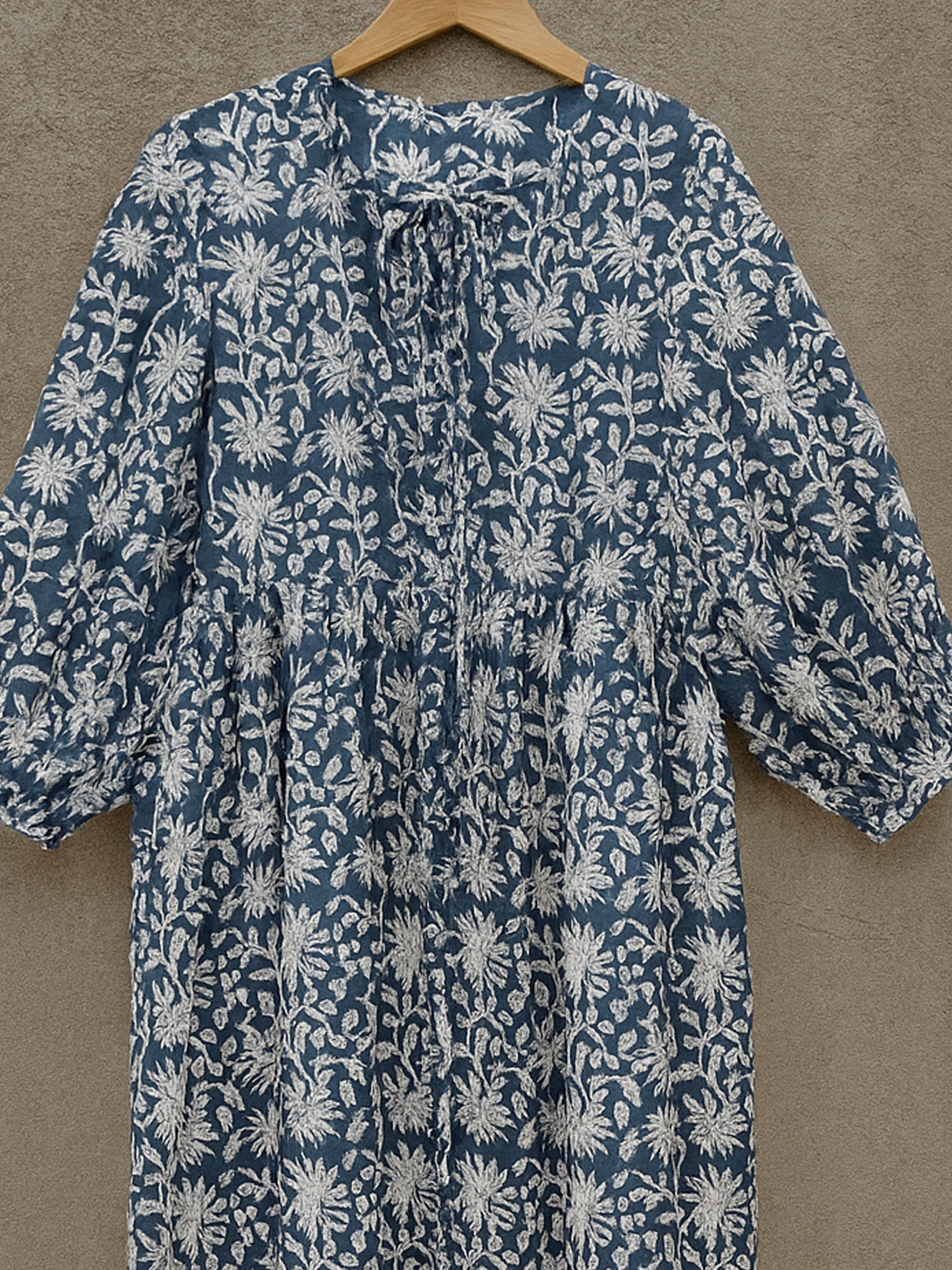 Cotton Dress, Indian Block Print Dress,block Print Mini Dress,block ...