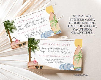 Playground Playdate Cards Summer Play Date Card Printable - Etsy