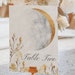 Celestial Golden Moon Table Numbers - Printable Celestial Wedding Decor ...