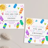 Pop It Valentines Day Gift Tags Printable, Have a Poppin Day Favor Tags ...