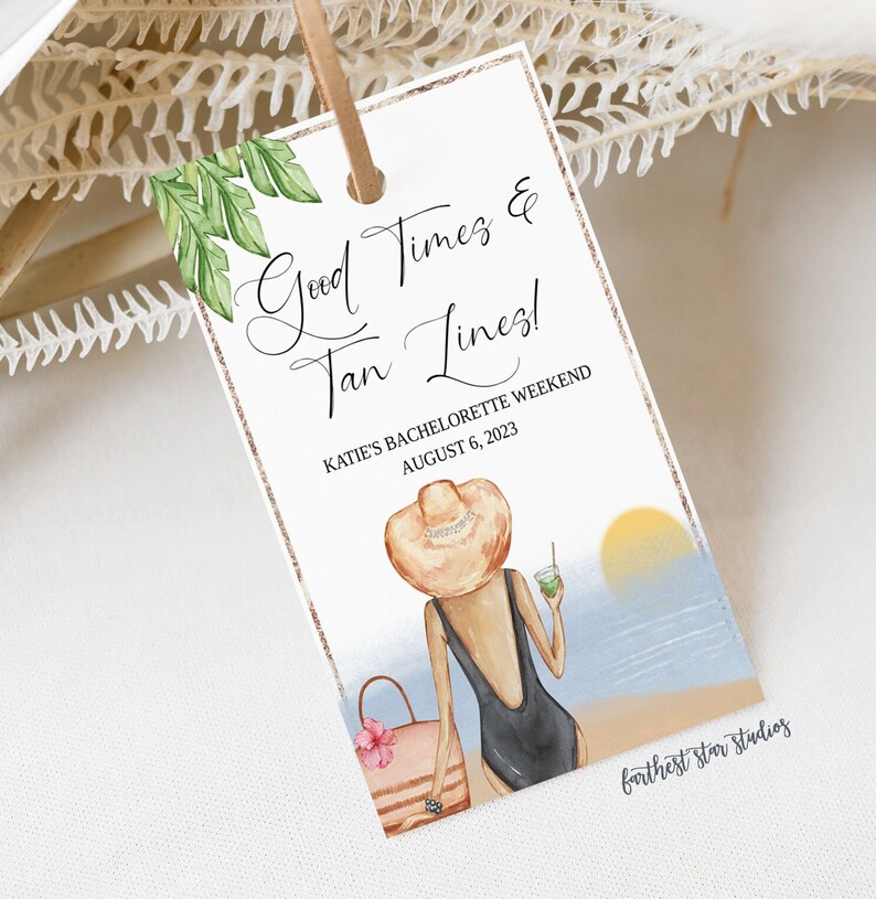Bachelorette Party Invitation QR Code Summer Bridal Getaway - Etsy