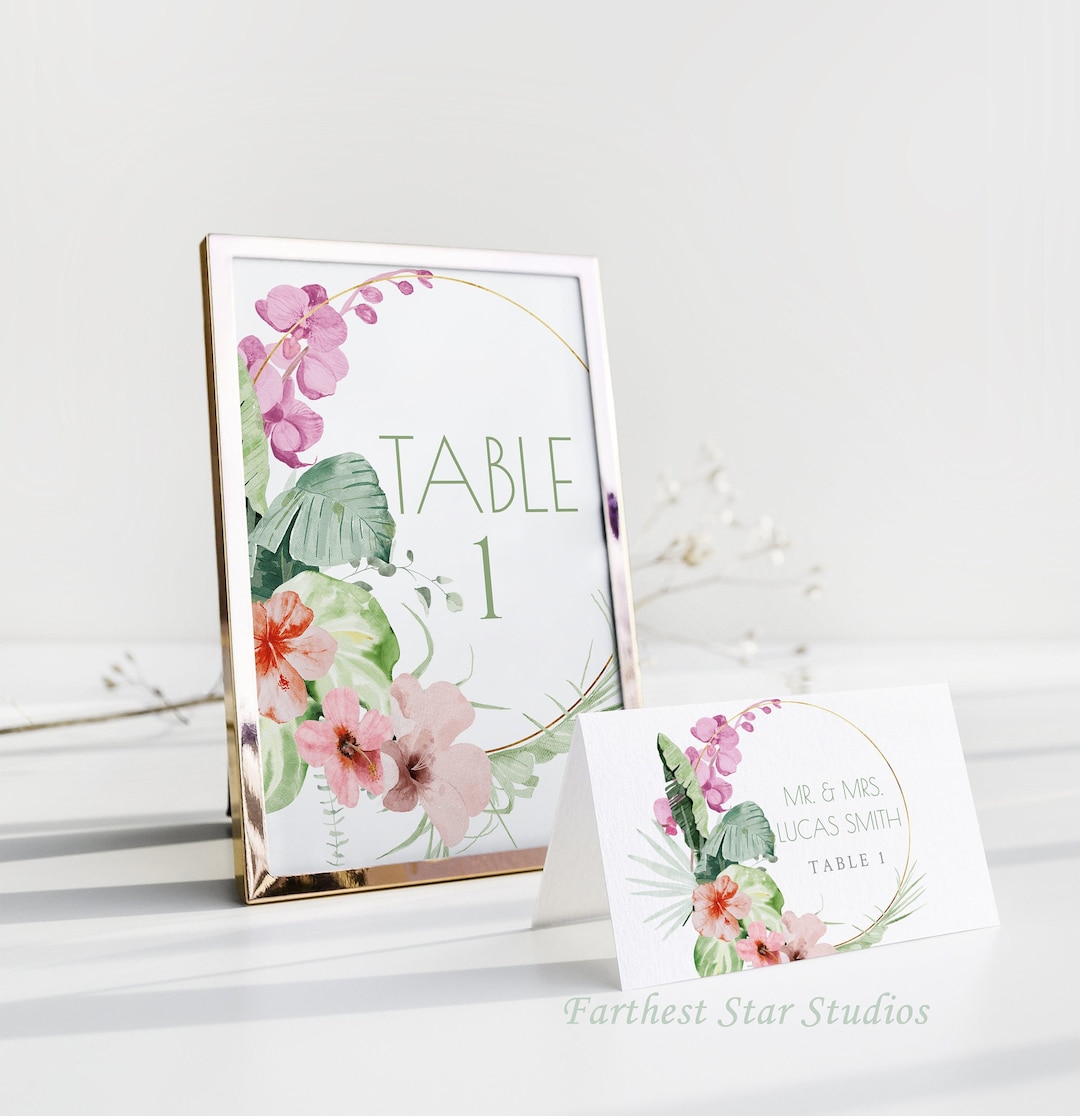 Decor Bundle Tropical LUAU Table Decor - DIY Tropical Summer Wedding ...