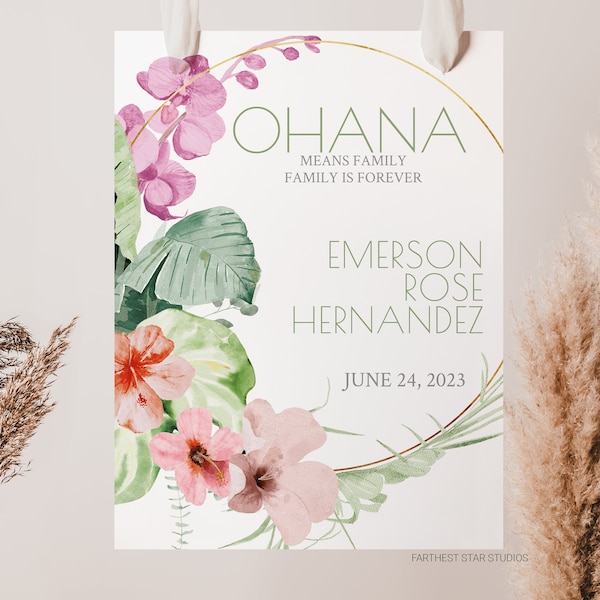 Ohana Sign - Etsy