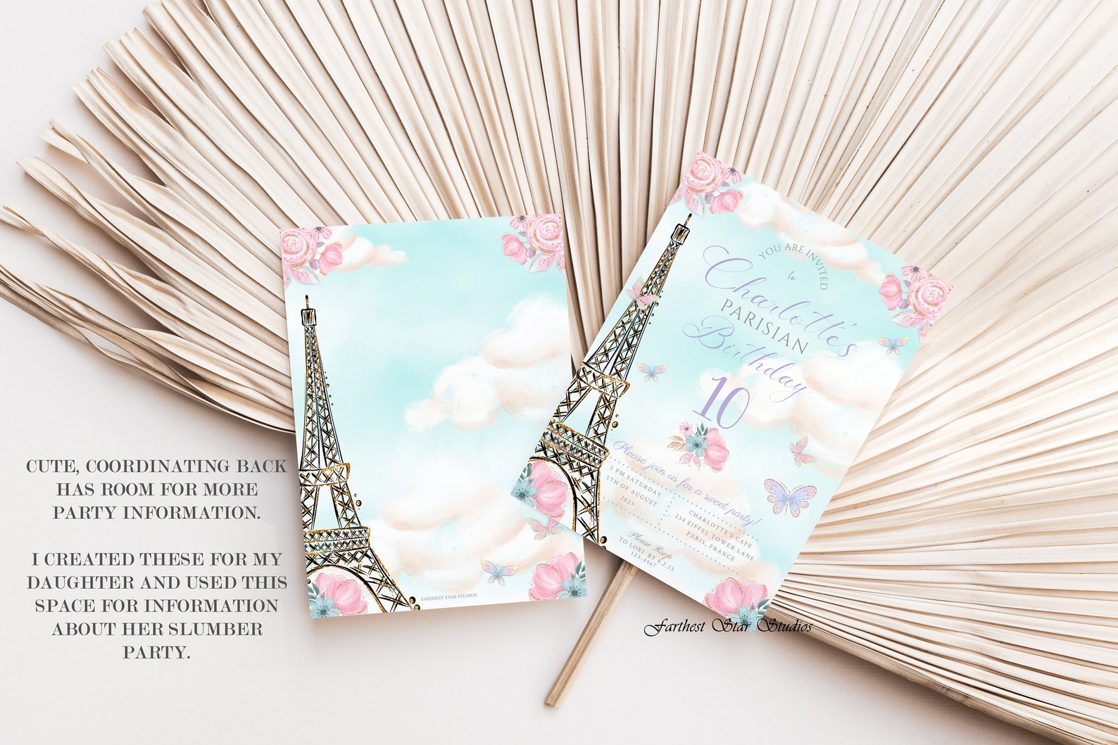 Paris Themed Birthday Invitation, Paris Birthday, French Birthday ...