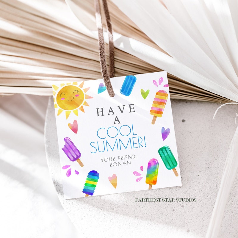 Popsicle Gift Tag - 60+ Gift Ideas for 2024
