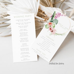 Reserved Seating Sign - Tropical Wedding Chair Sign - Destination ...