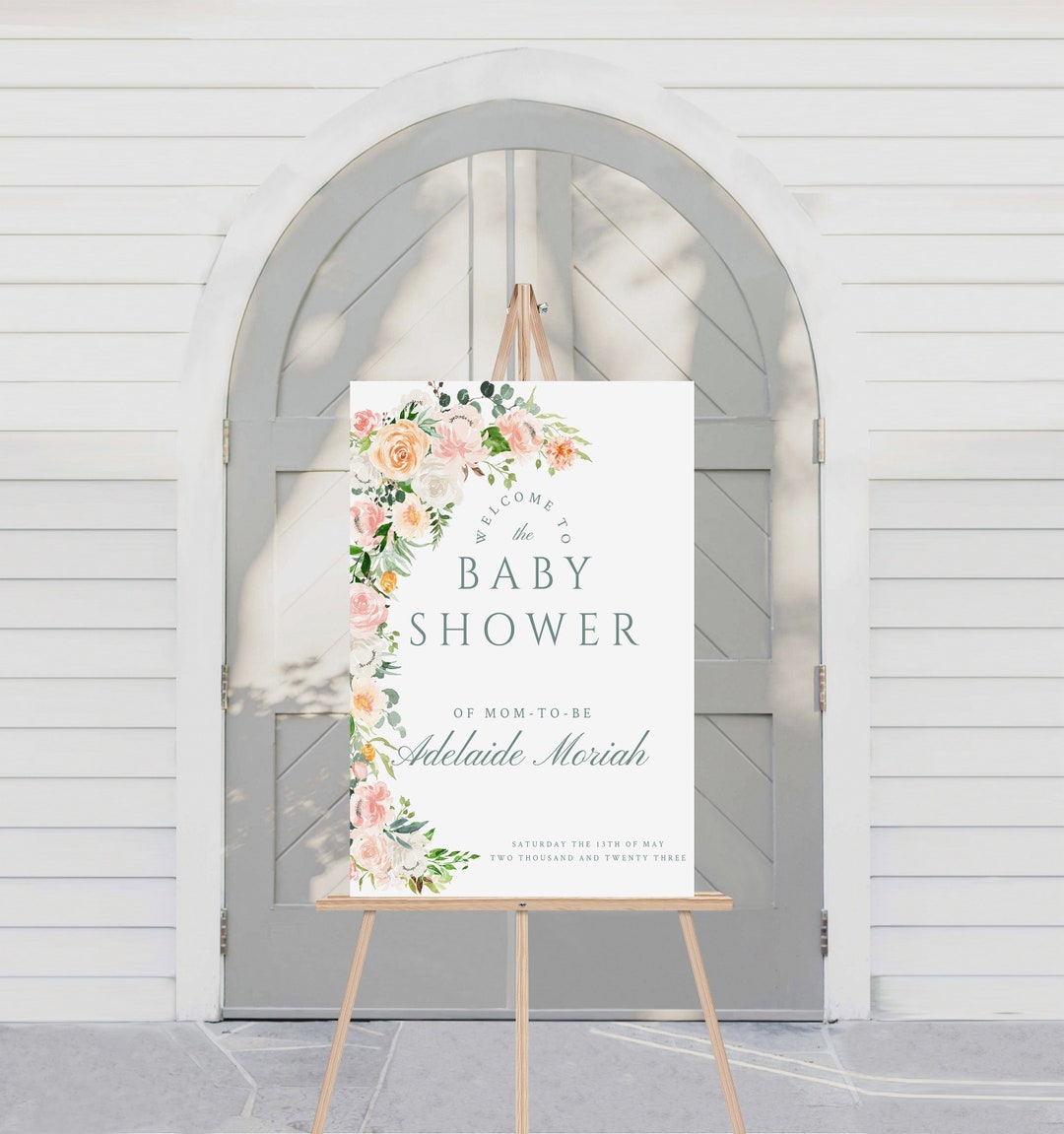 Printable Boho Welcome Sign - Boho Wedding Sign - BABY Shower ...