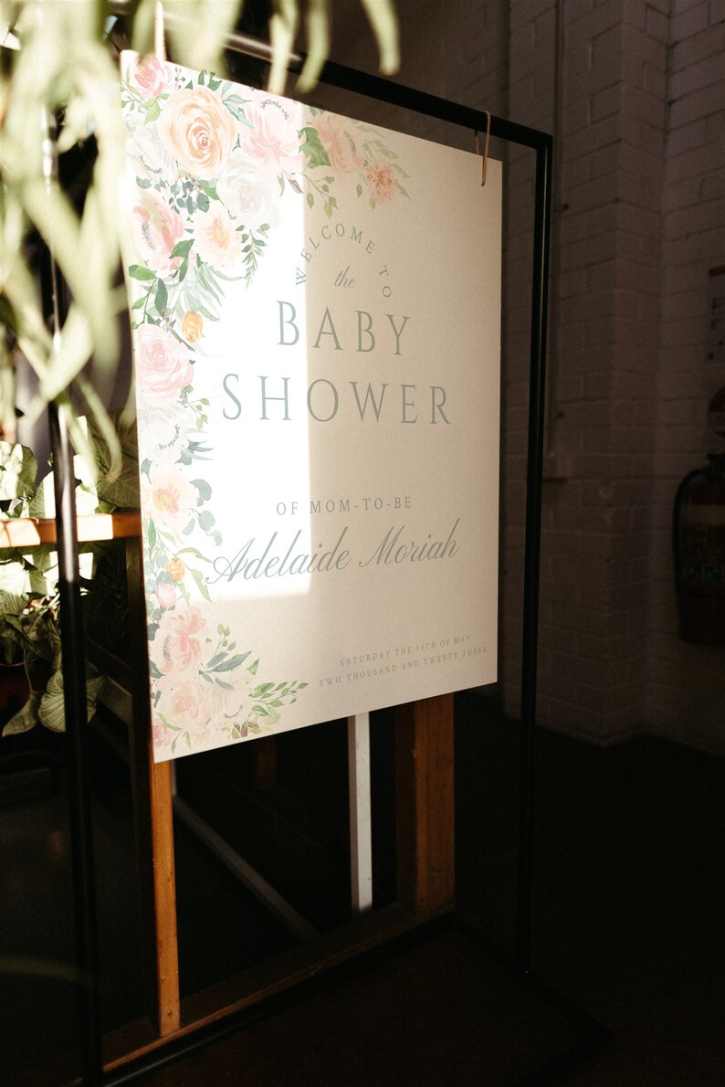 Printable Boho Welcome Sign Boho Wedding Sign BABY Shower - Etsy