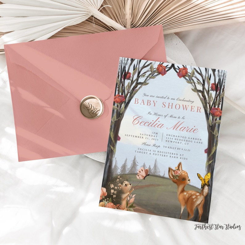 Enchanted Forest 5x7 Party Table Signs DIY Forest Party, Enchanted ...