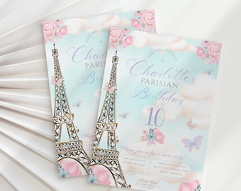 Paris Themed Invitations - Etsy