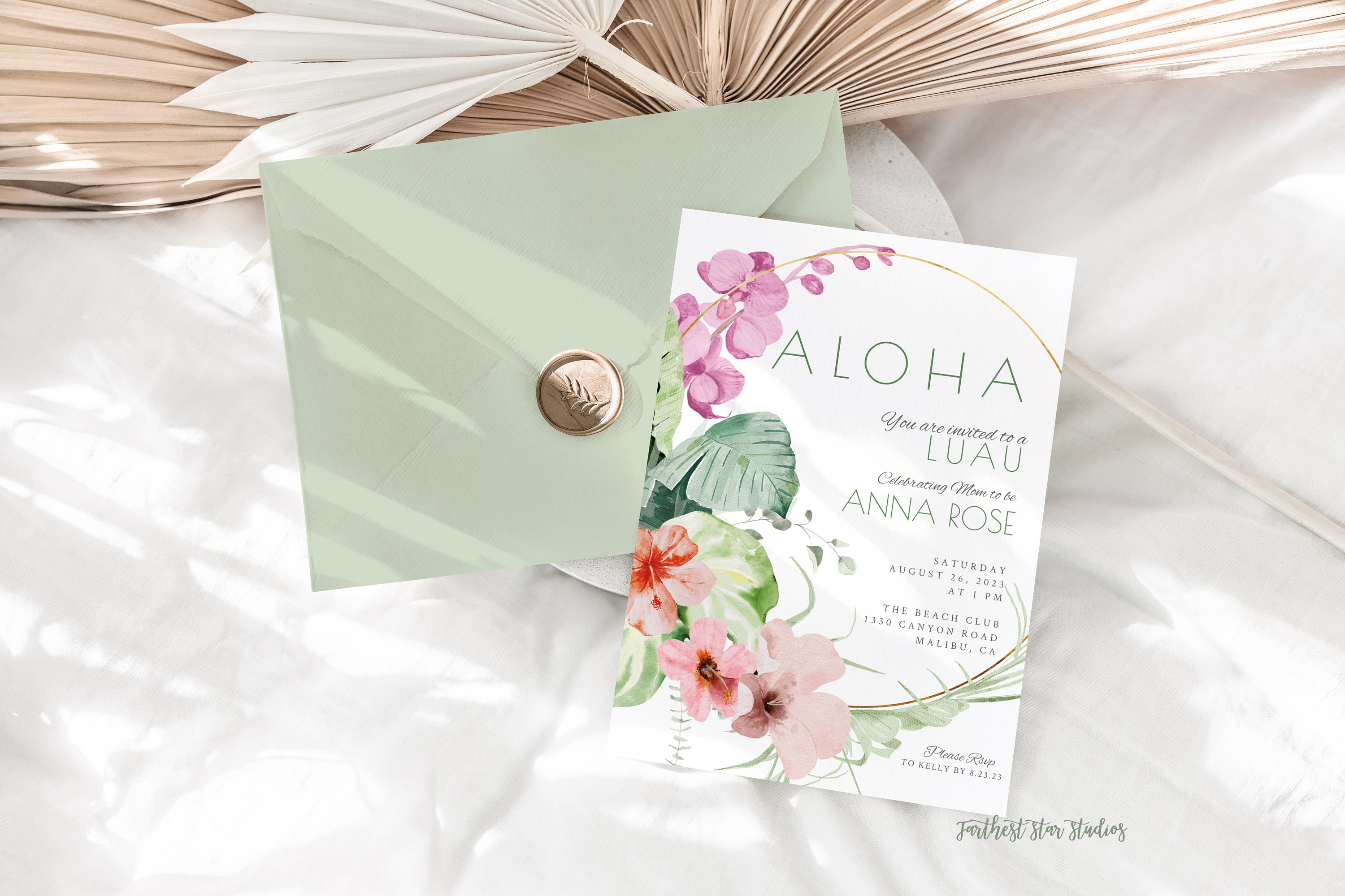 Mahalo Thank You Tags or Stickers, Printable Mahalo Adoption Party ...