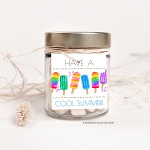 Popsicle Gift Tags, Have a Cool Summer Gift Tag, Summer Gift Tag ...