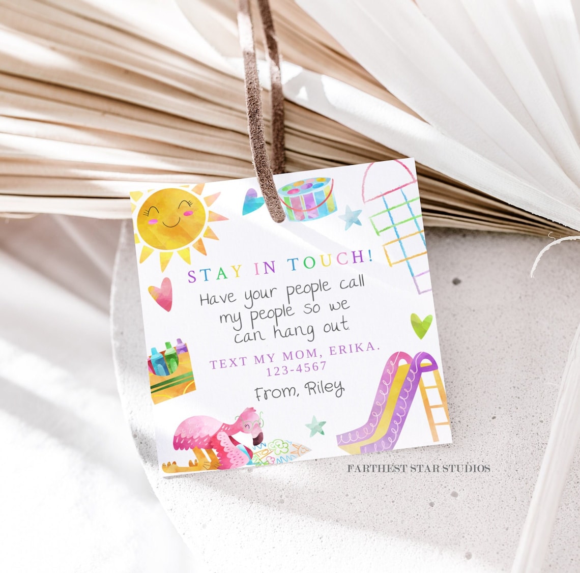 Playground Playdate Cards Summer Play Date Card Printable - Etsy