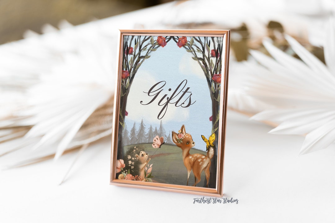 Enchanted Forest 5x7 Party Table Signs - DIY Forest Party, Enchanted ...