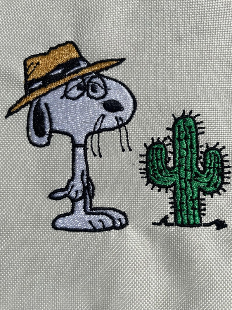 Spike With Cactus Embroidery - Etsy